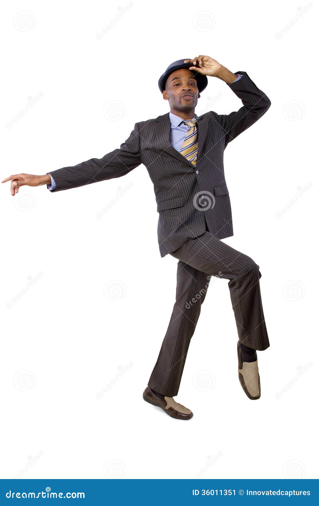 Dancing Businessman stock image. Image of executive, african - 36011351