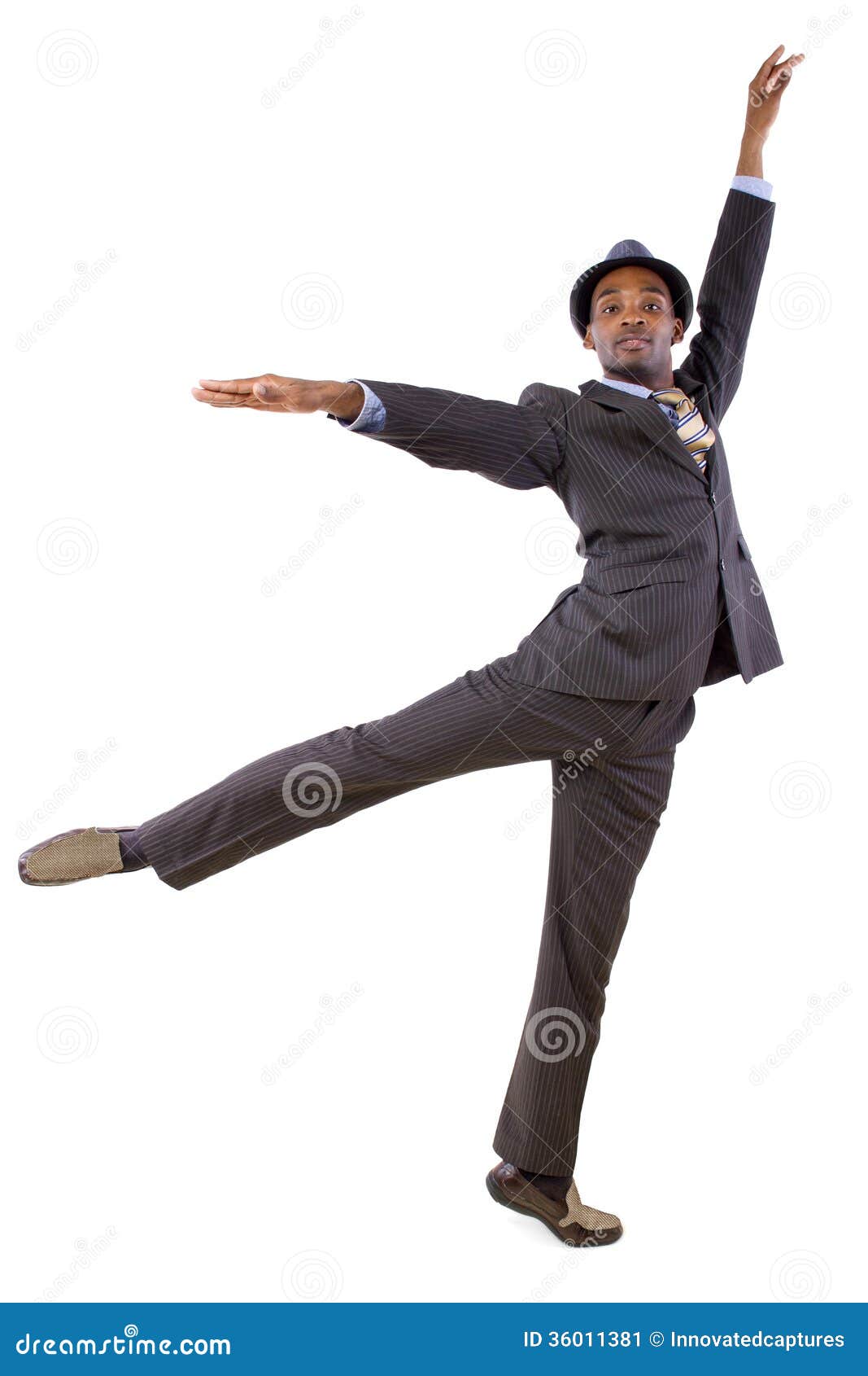 Dancing Businessman stock image. Image of modern, balance - 36011381
