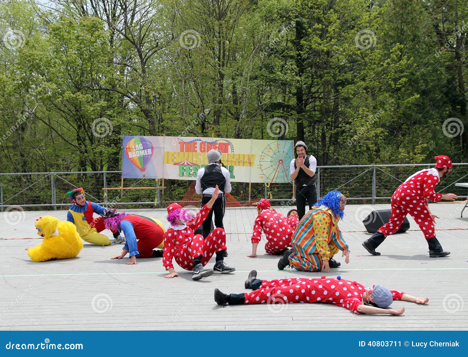 Dancing Clowns editorial photo. Image of poster, baomer - 40803711