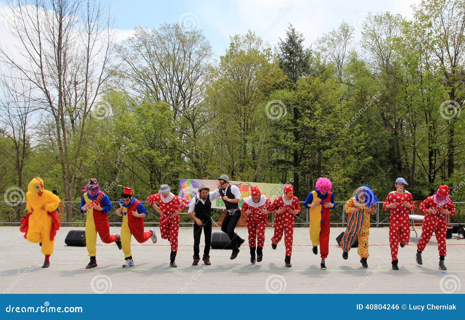 Dancing Clowns editorial photo. Image of jewish, dance - 40804246