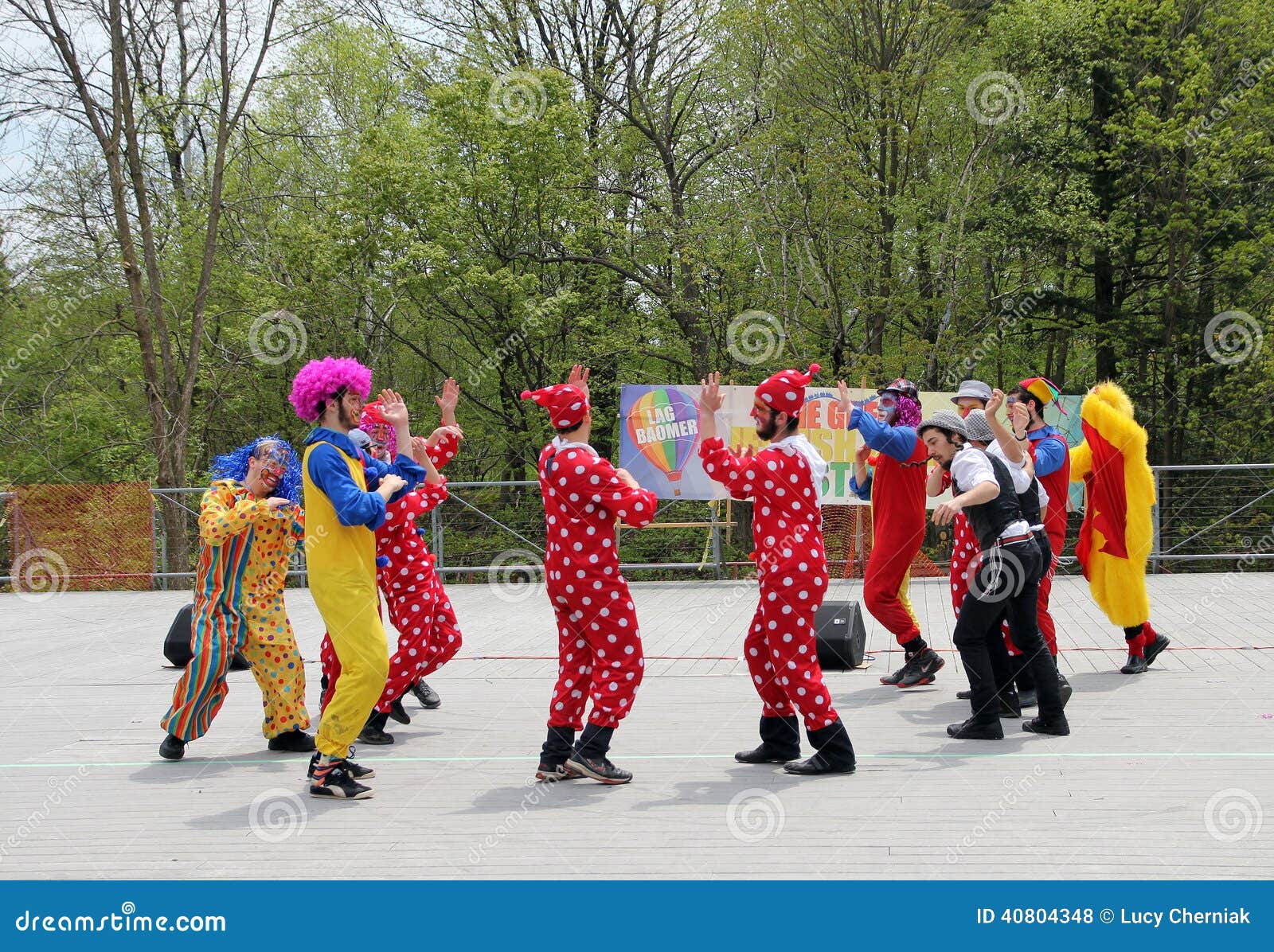 Dancing Clowns editorial stock photo. Image of dance - 40804348