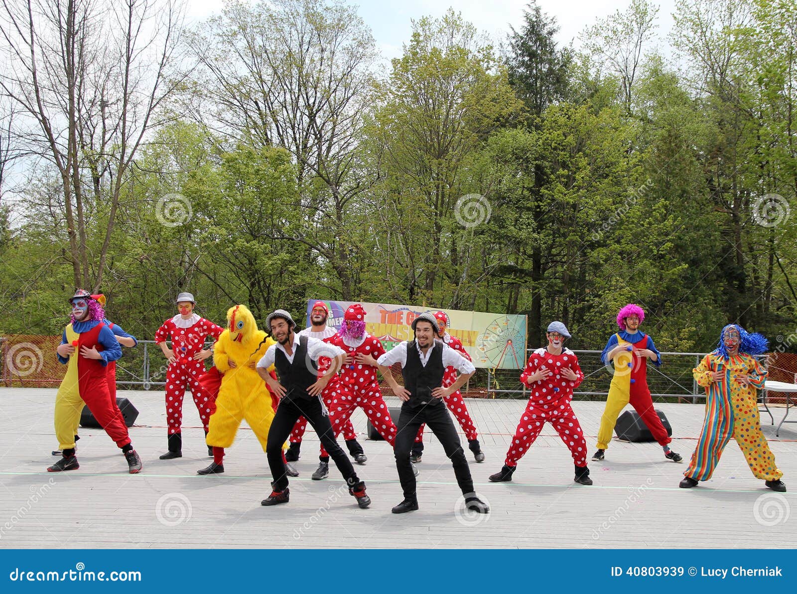 Dancing Clowns editorial stock image. Image of holiday - 40803939