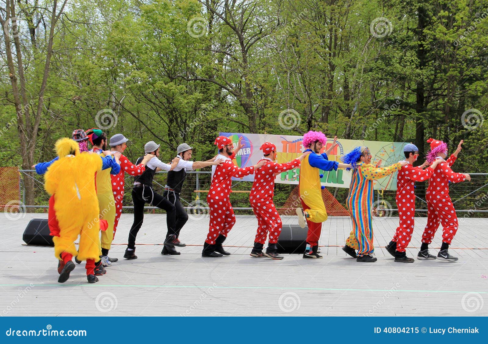 Dancing Clowns editorial image. Image of dance, celebration - 40804215