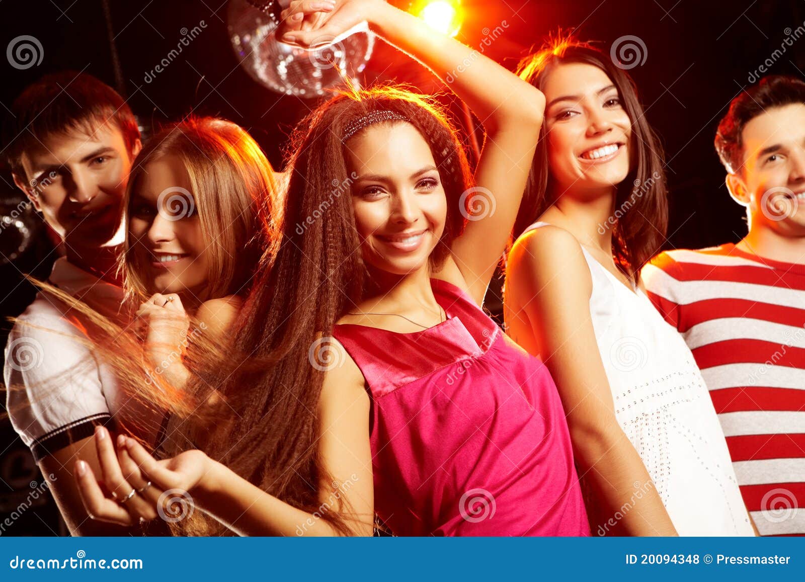 Dancing in club stock photo. Image of glamorous, fashion - 20094348