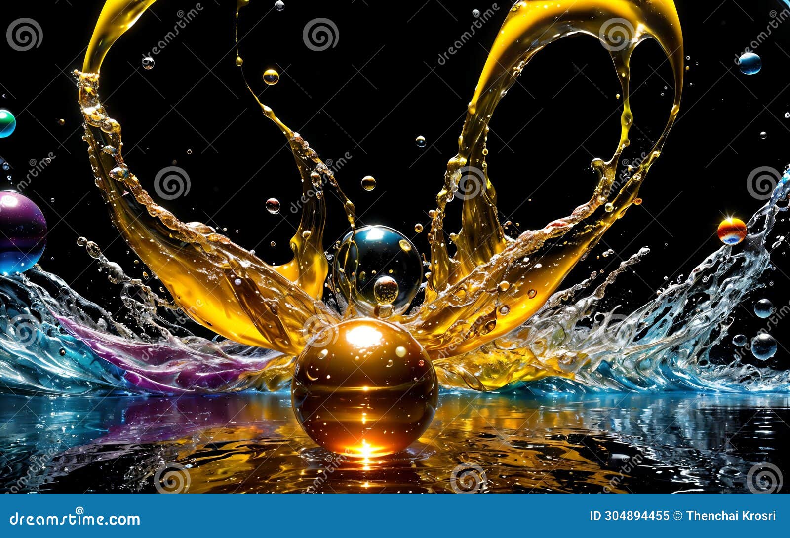 Dancing Colors Exploring Abstract Art and Fluid Dynamics through Macro ...