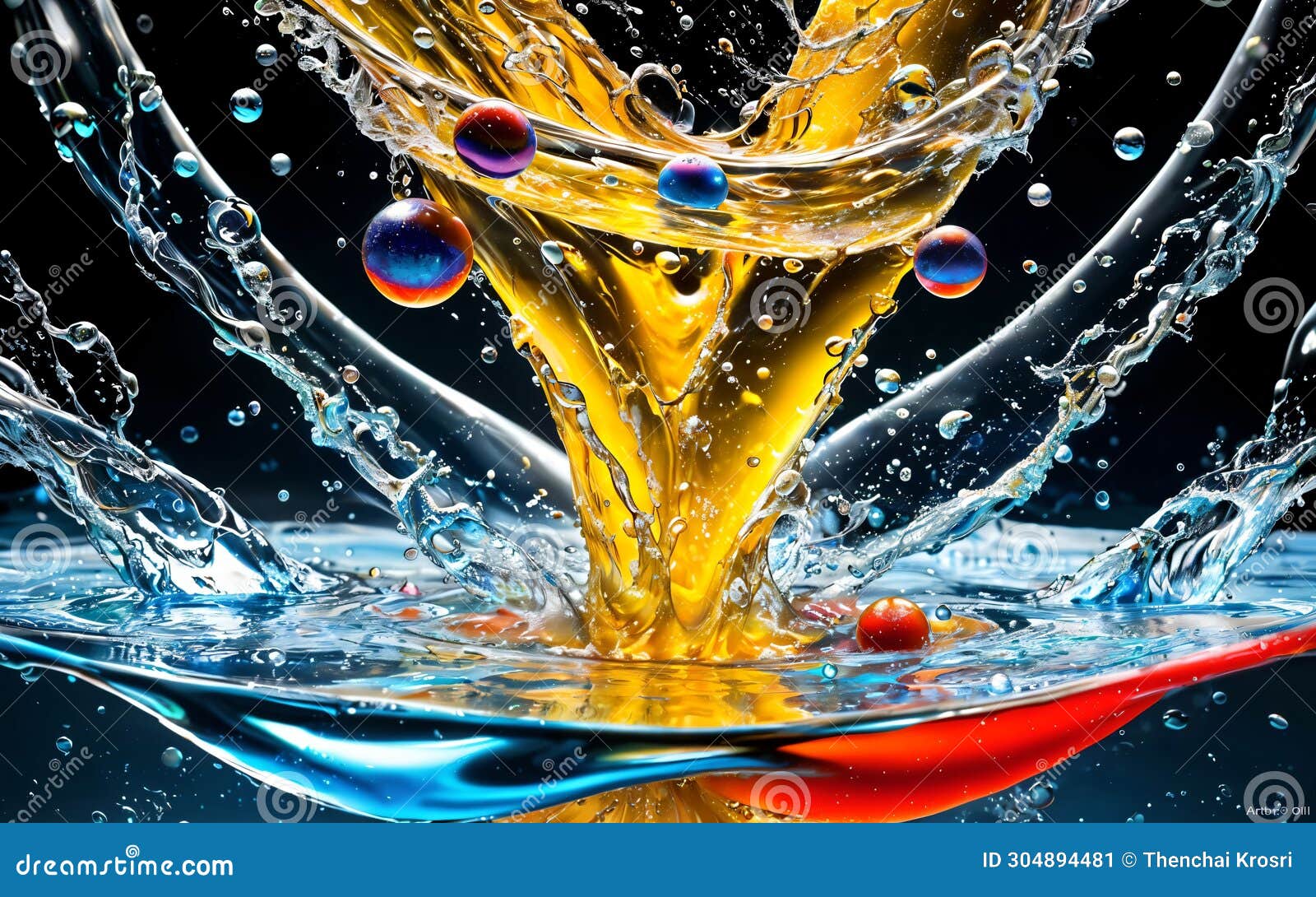 Dancing Colors Exploring Abstract Art and Fluid Dynamics through Macro ...
