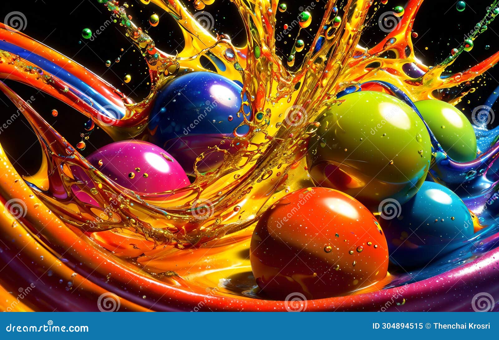 Dancing Colors Exploring Abstract Art and Fluid Dynamics through Macro ...