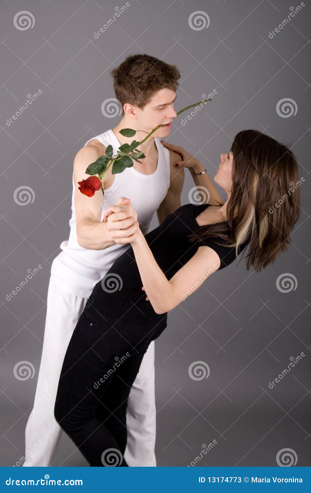 Dancing couple stock image. Image of black, grace, movement - 13174773