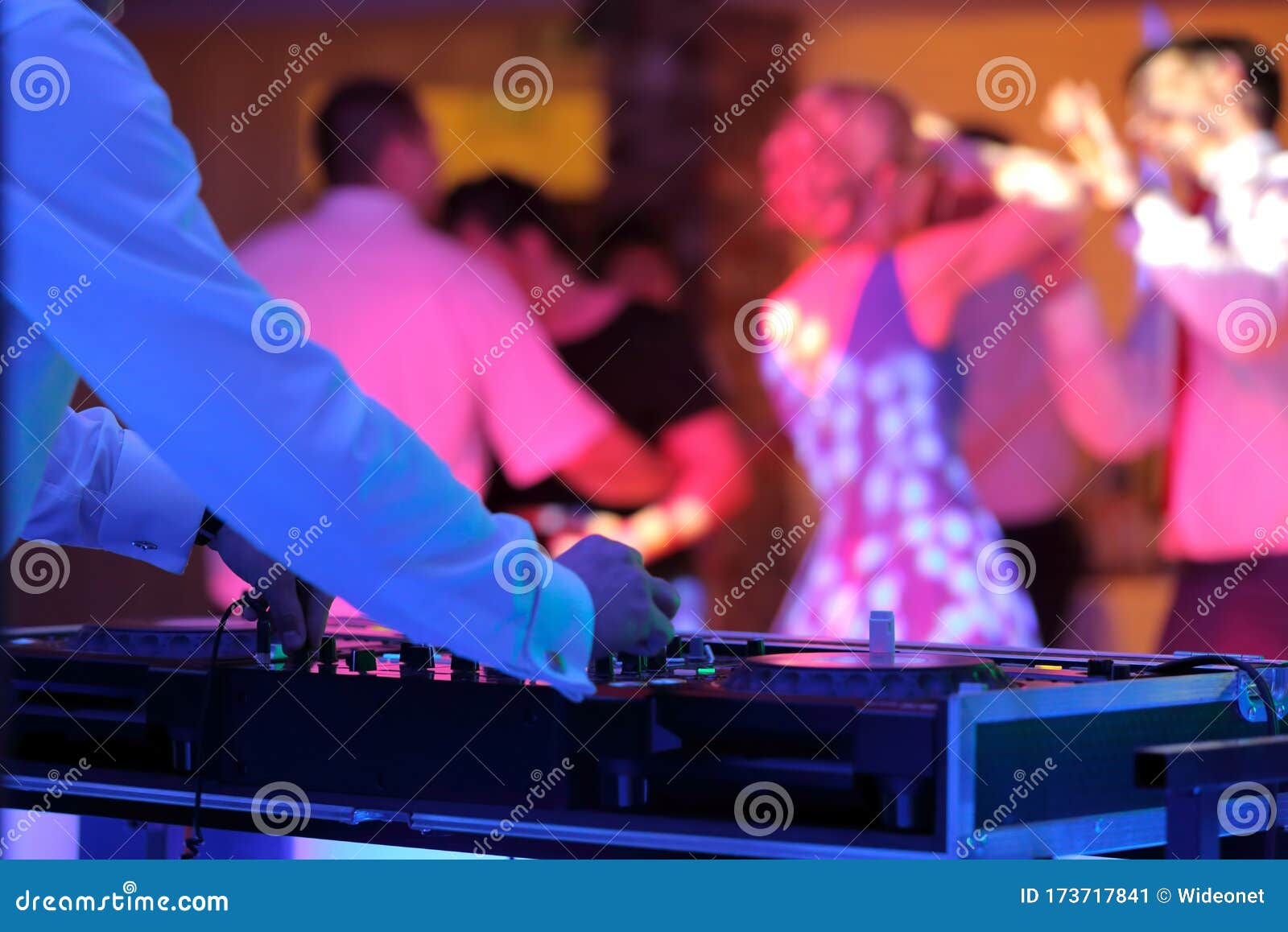 Dancing Couples during Party or Wedding Celebration Stock Image - Image ...