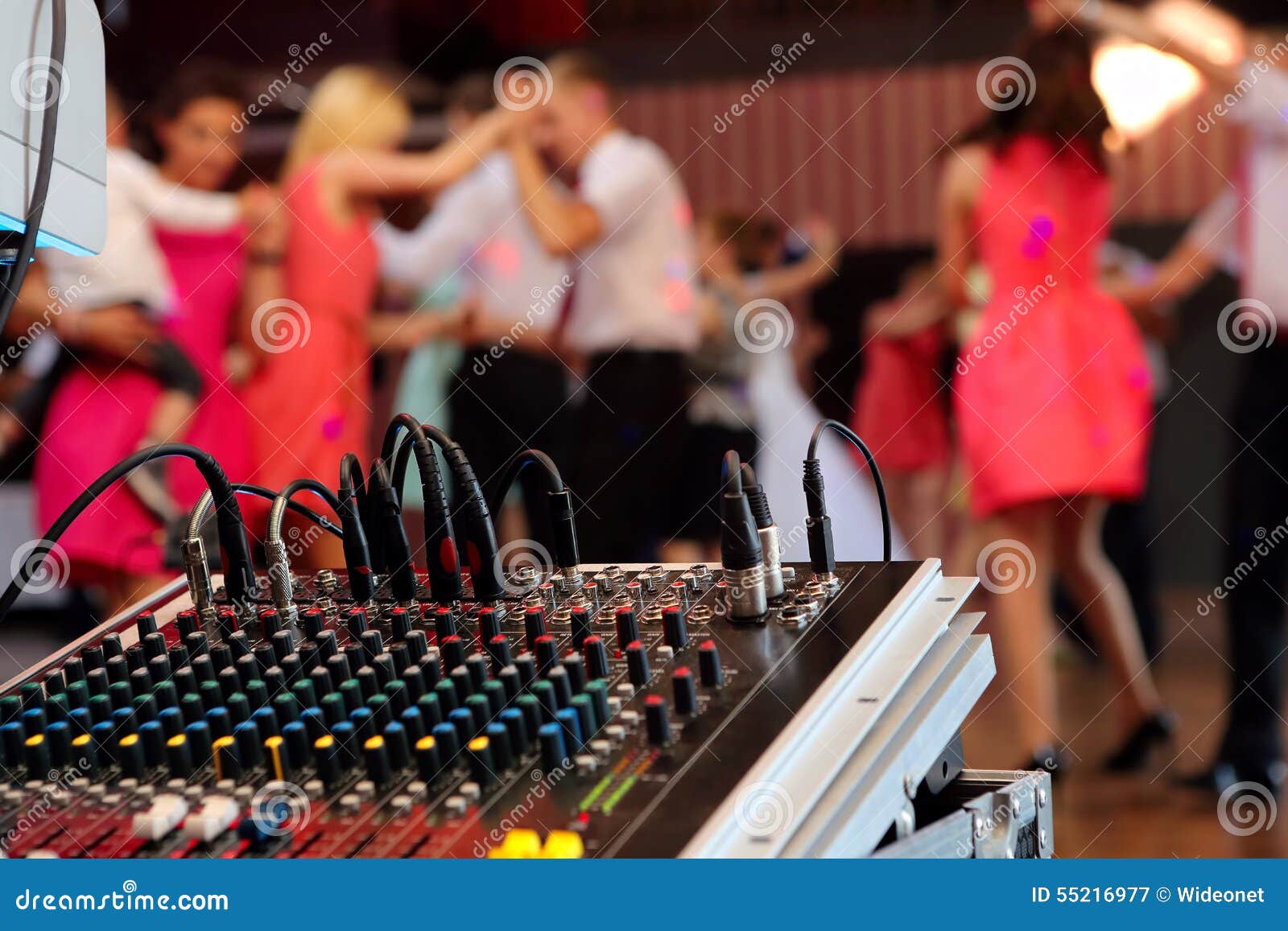 Dancing Couples during Party or Wedding Celebration Stock Image - Image ...