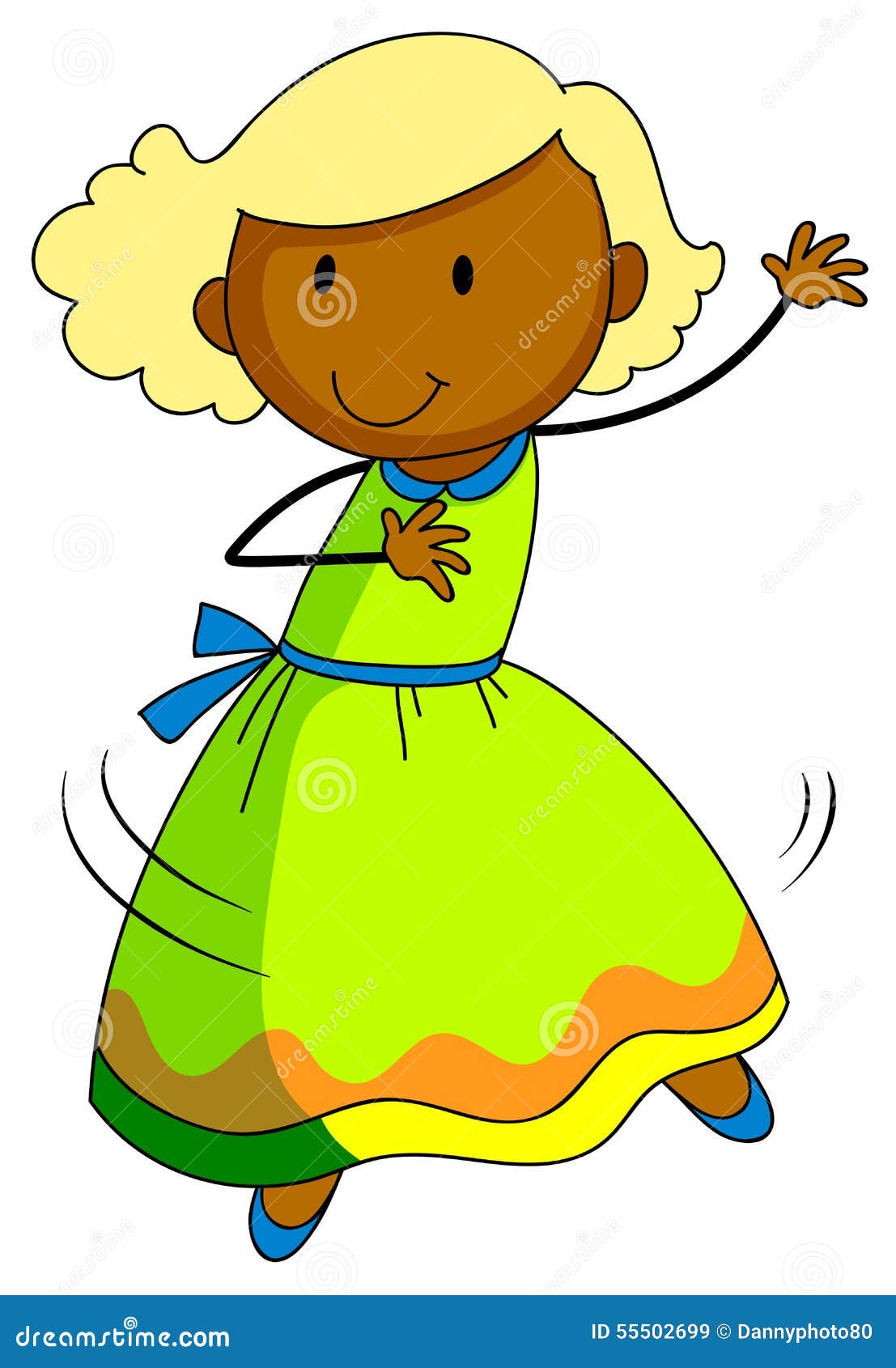 Dancing Stock Vector Illustration Of Young Show Smiling 55502699