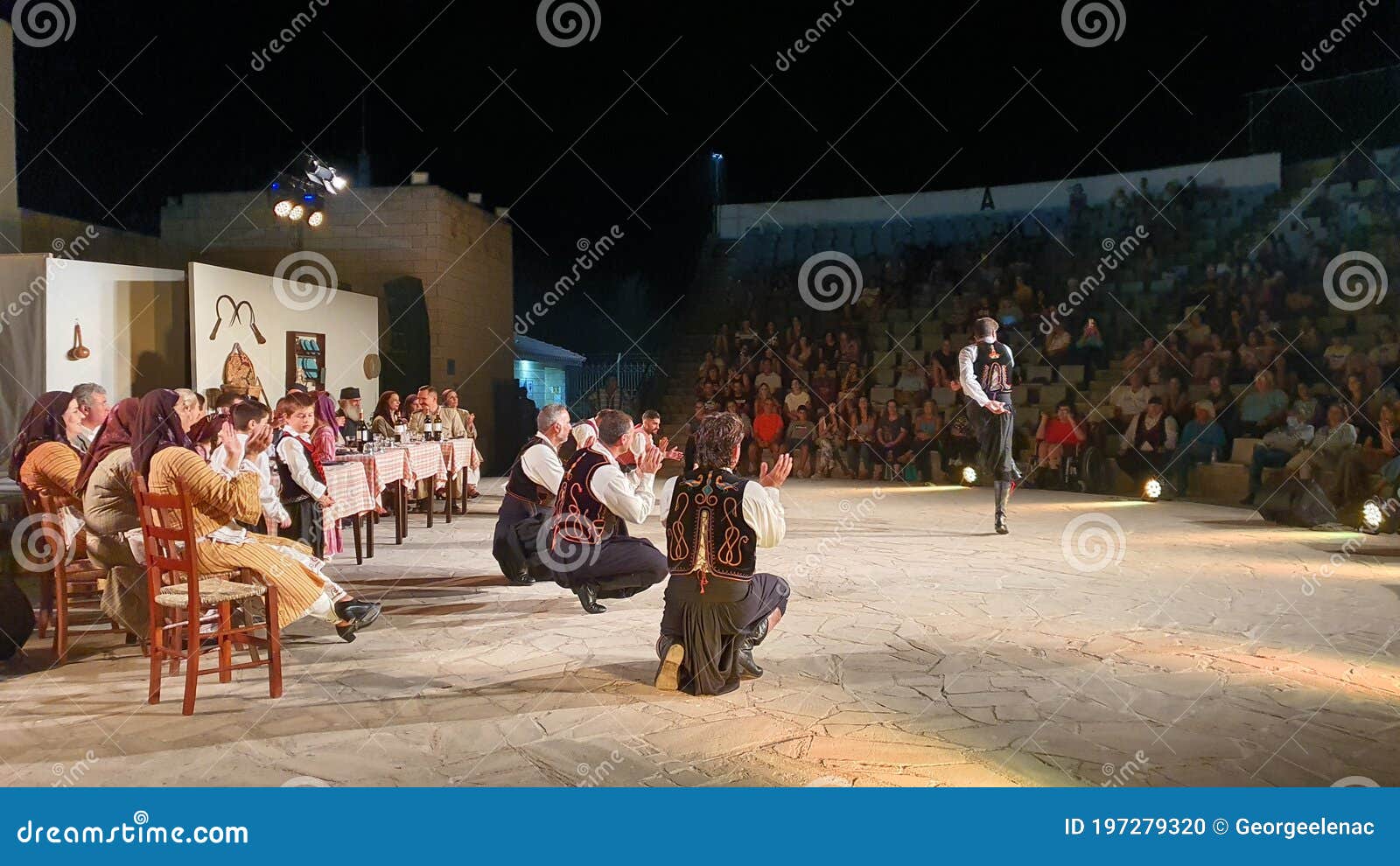 Dancing Cyprus Traditional Dances during a Performance in Nicosia ...
