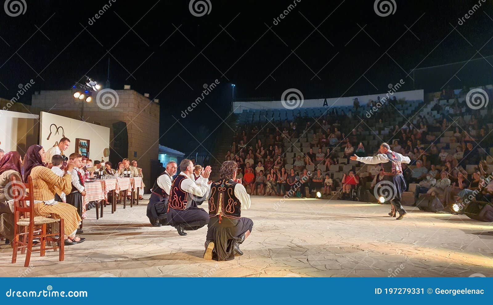 Dancing Cyprus Traditional Dances during a Performance in Nicosia ...