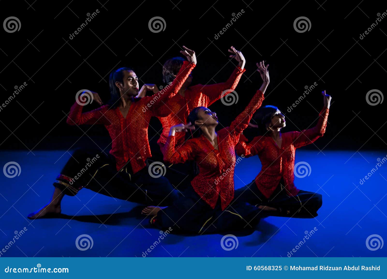 Dancing in dark studio editorial image. Image of acting - 60568325