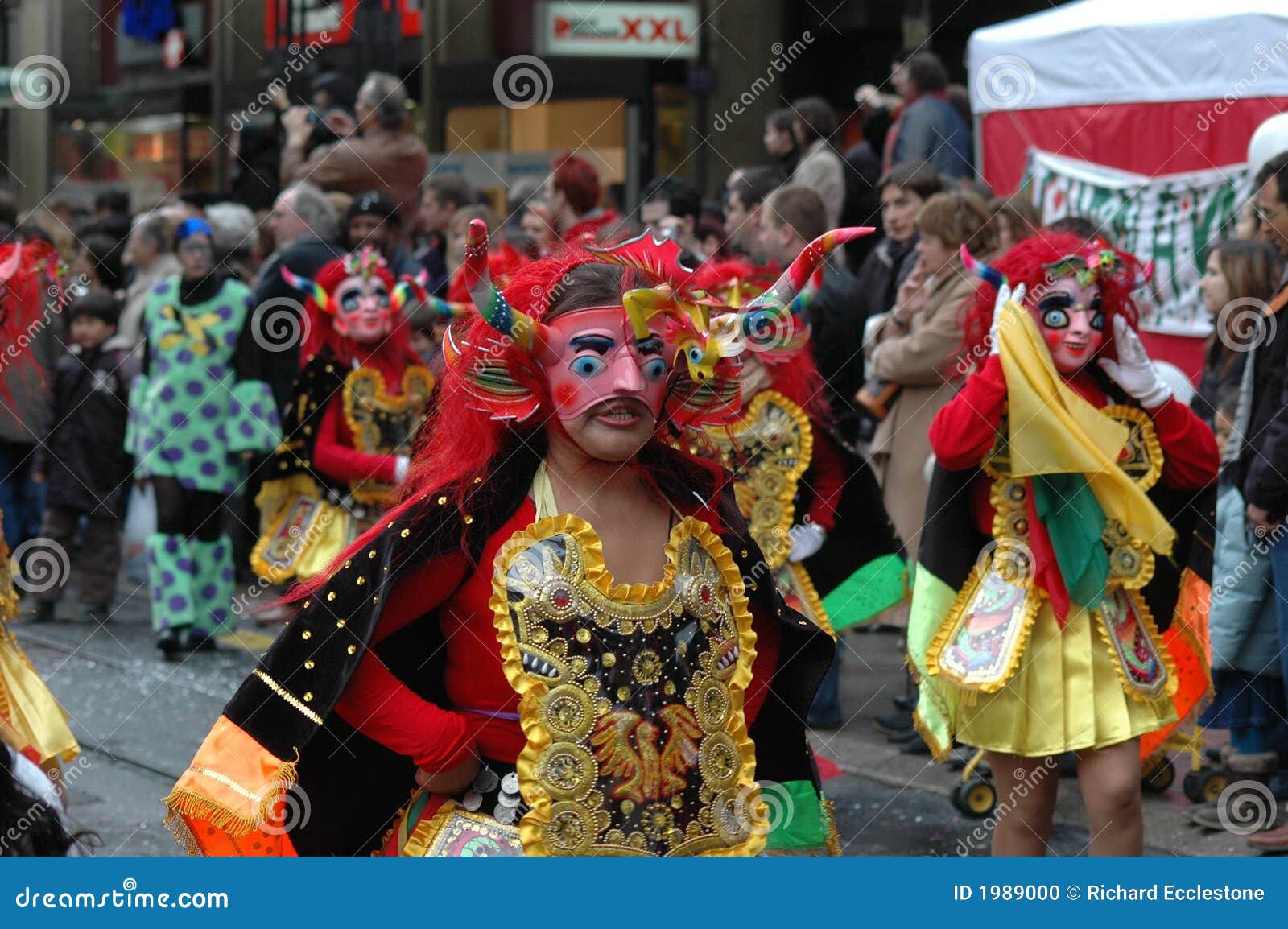 Dancing demons editorial image. Image of grand, procession - 1989000