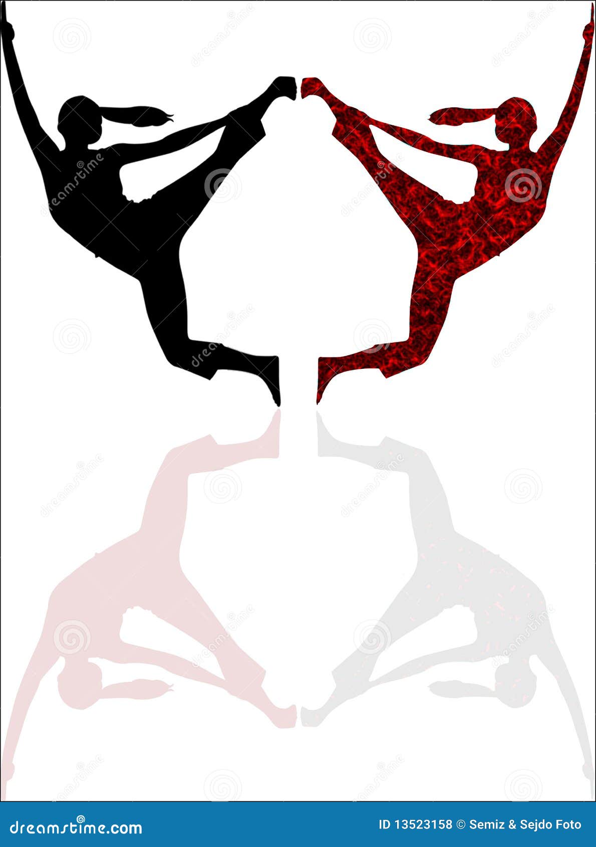 Dancing design stock illustration. Illustration of move - 13523158