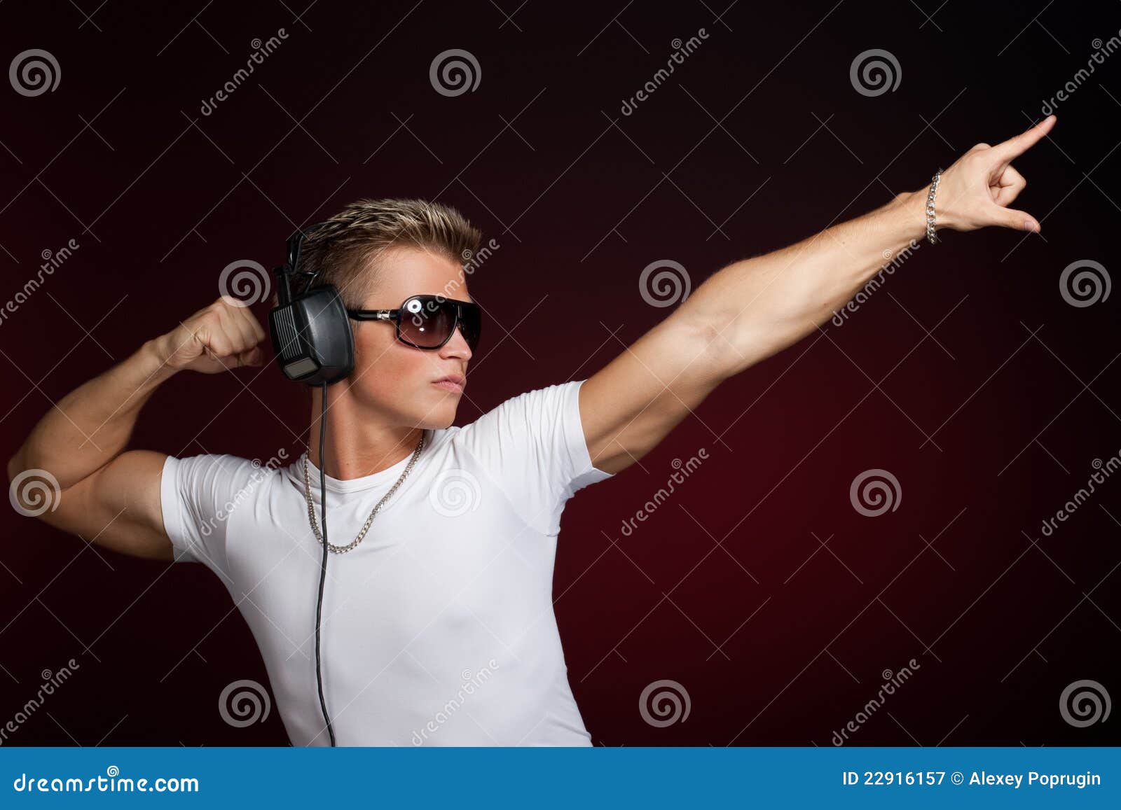 Dancing dj stock image. Image of cool, life, mixing, equipmant - 22916157