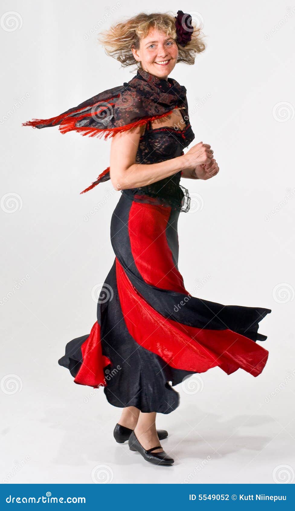 Dancing Fair Lady stock photo. Image of woman, cheerful - 5549052