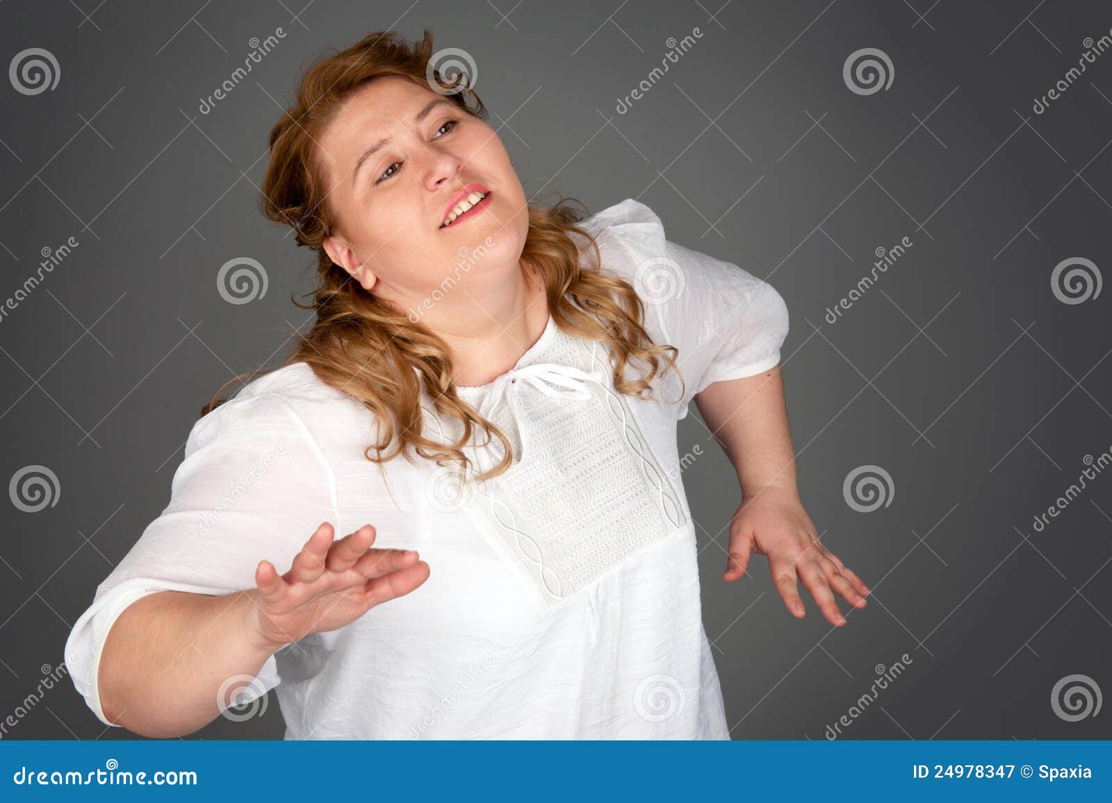 Dancing fat woman stock image. Image of attractive, lifestyle - 24978347