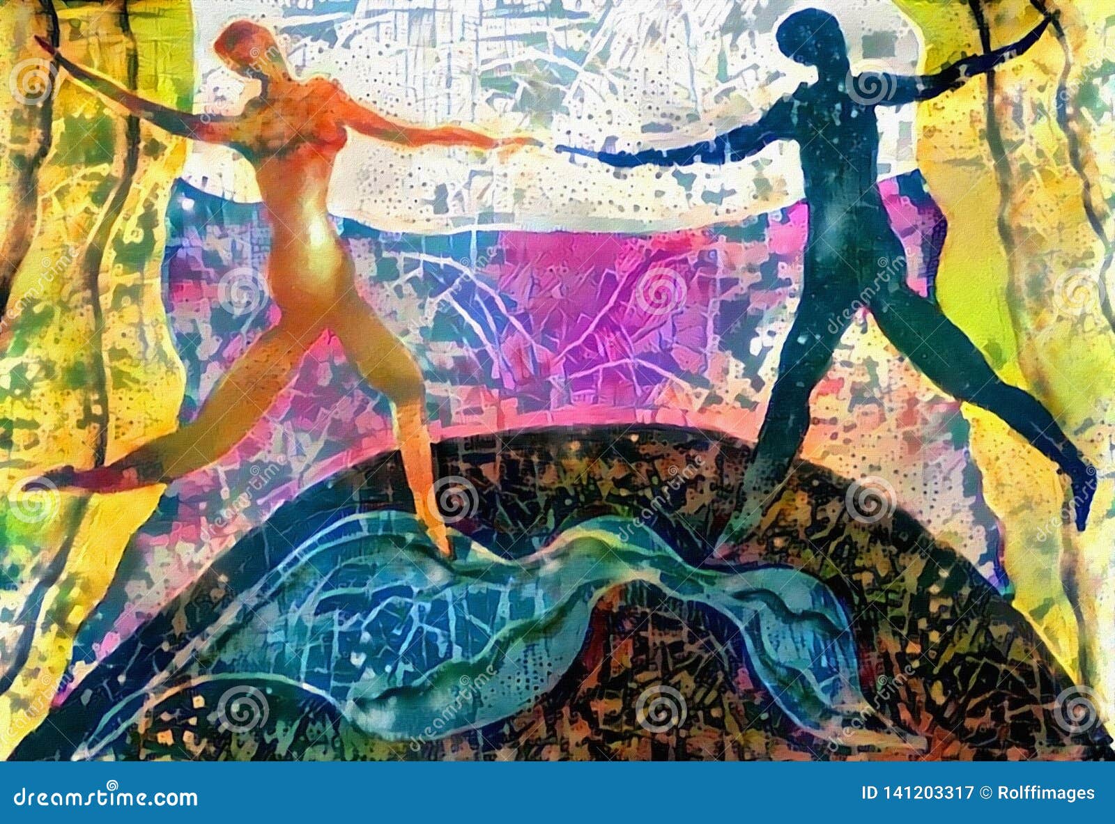 Abstract 3d Man Dancing Stock Illustrations – 216 Abstract 3d Man ...