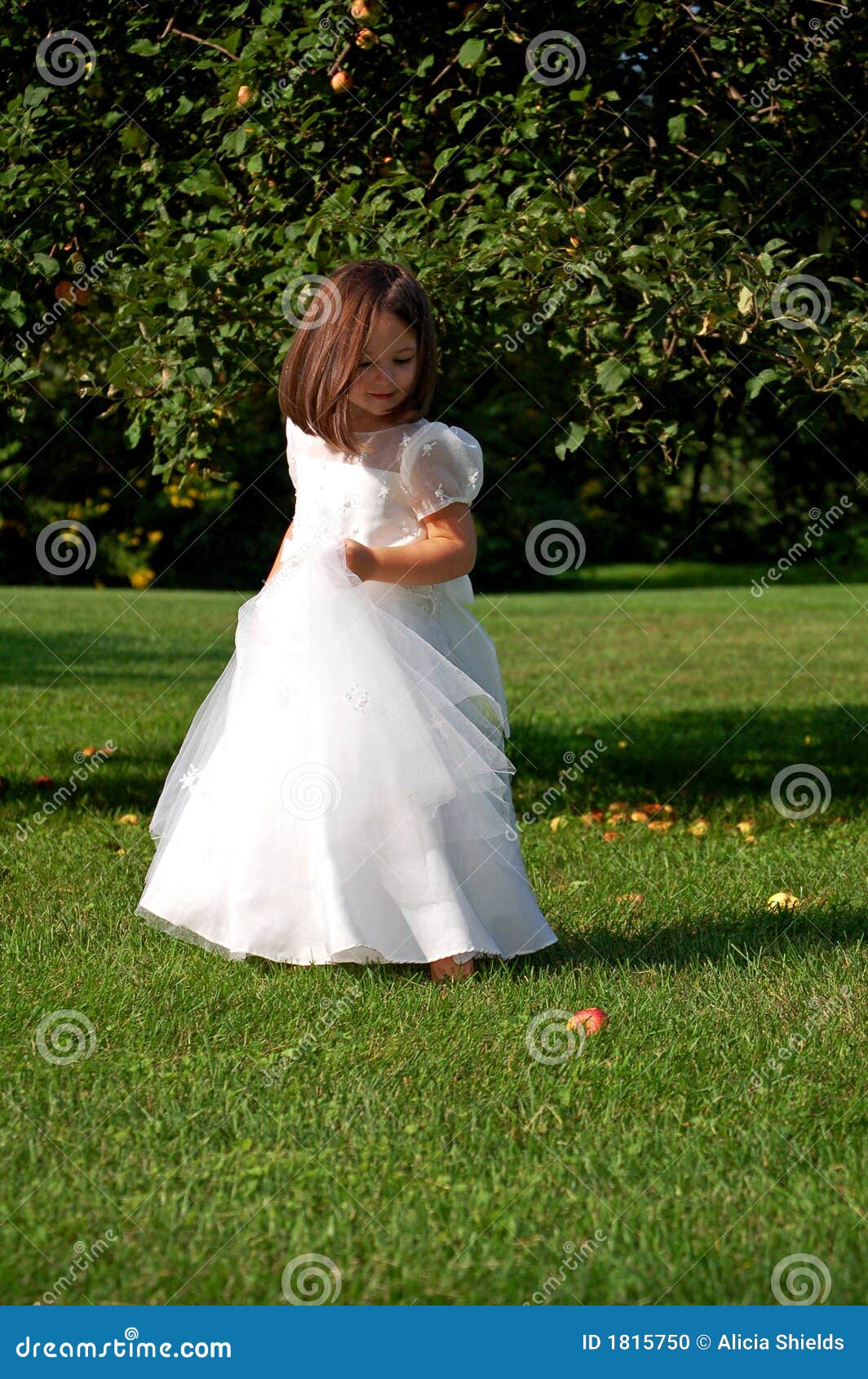 Dancing Flower Girl Stock Photo | CartoonDealer.com #1815750