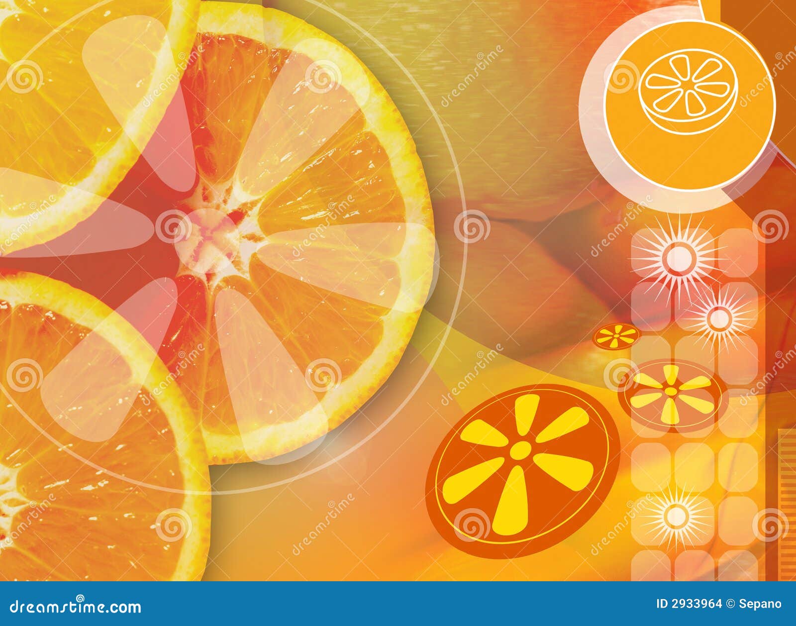 Dancing fruit -3 (orange) stock photo. Image of colourfull - 2933964