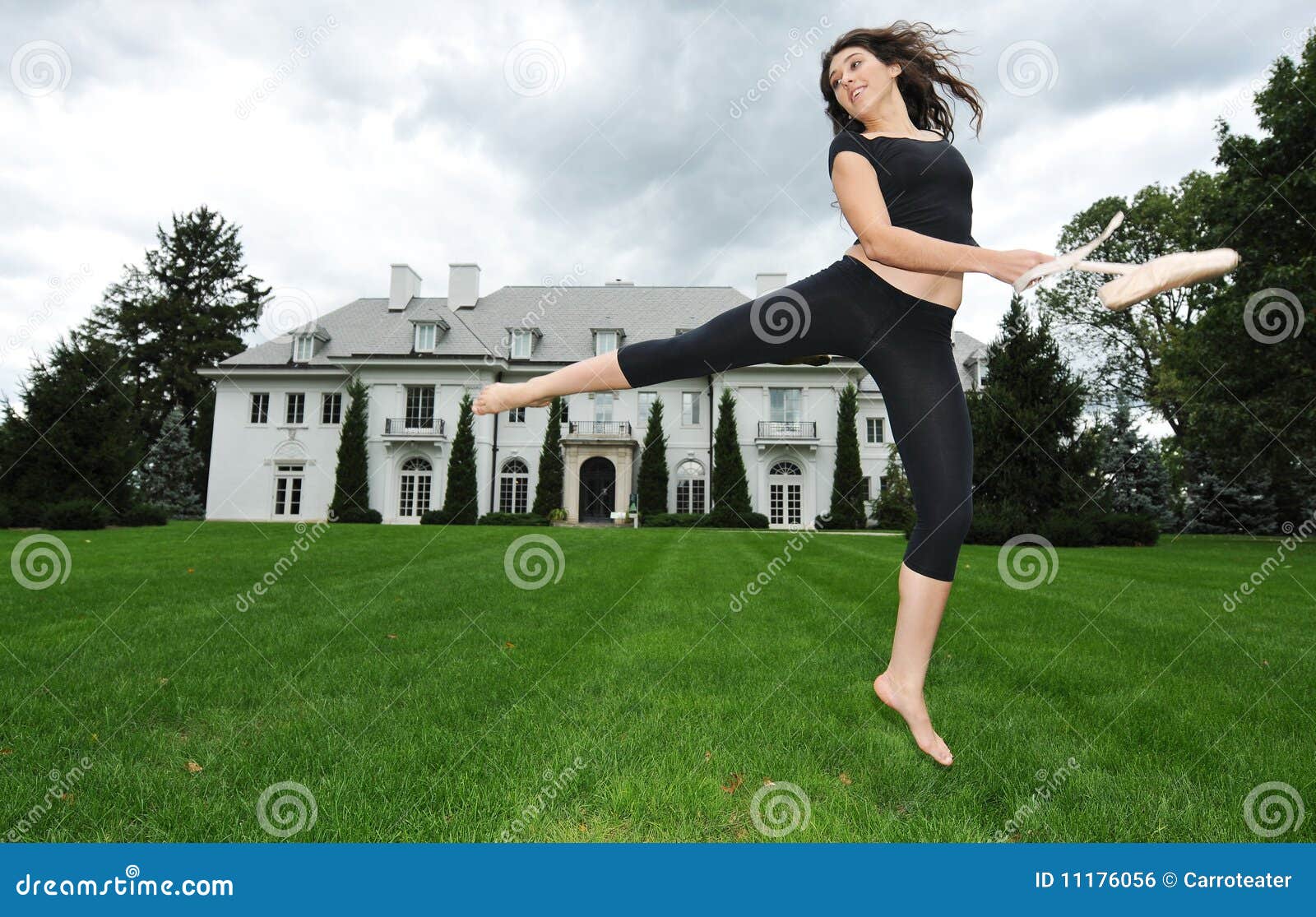 Dancing in the garden stock photo. Image of dancer, body - 11176056