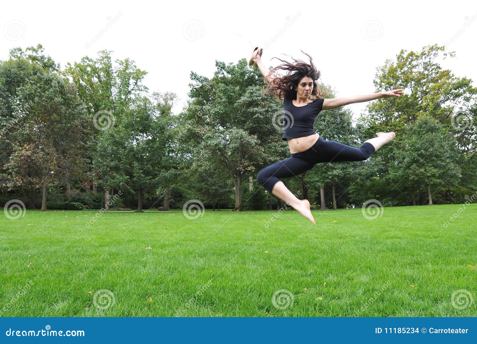 Dancing in the garden stock photo. Image of action, excited - 11185234