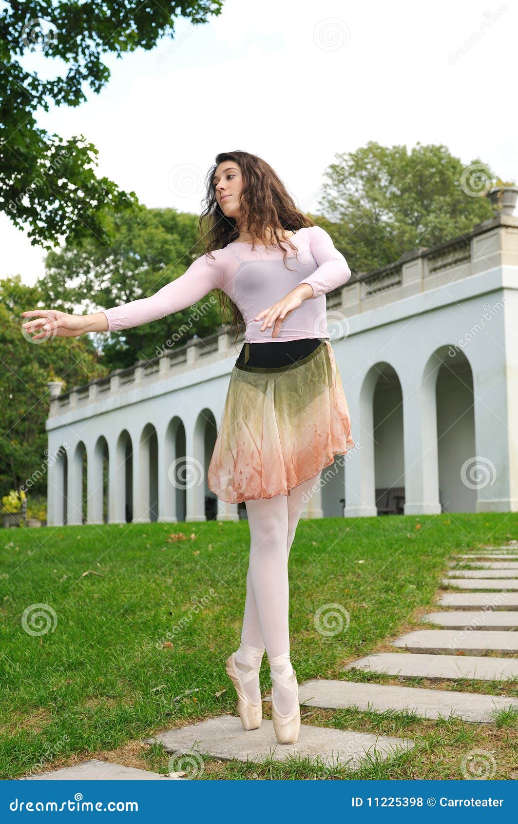 Dancing in the garden stock photo. Image of graceful - 11225398