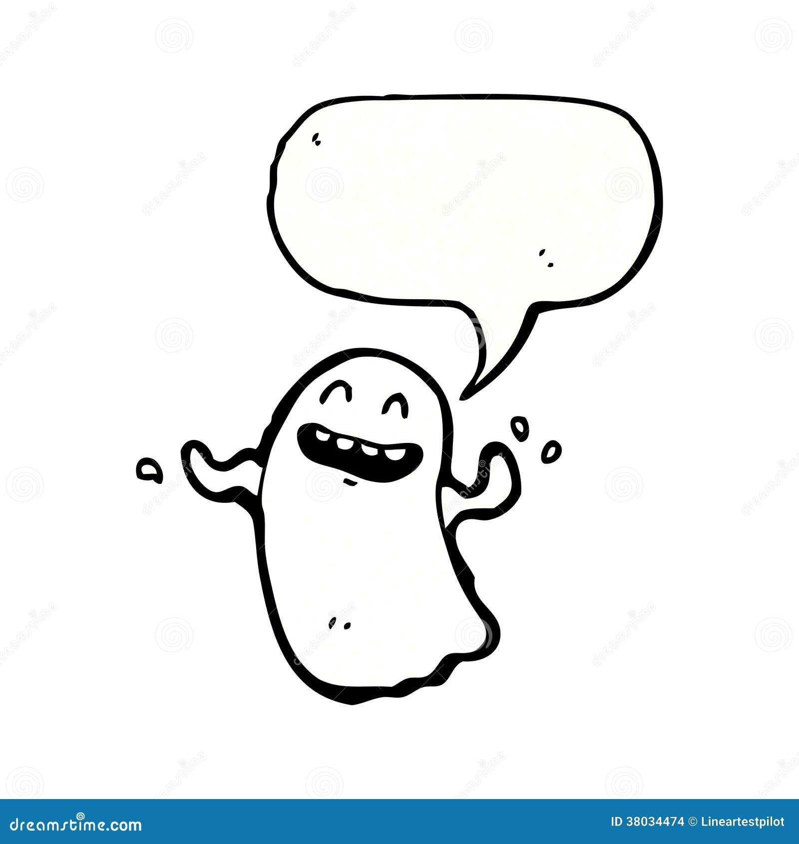 Dancing ghost cartoon stock vector. Illustration of silly - 38034474