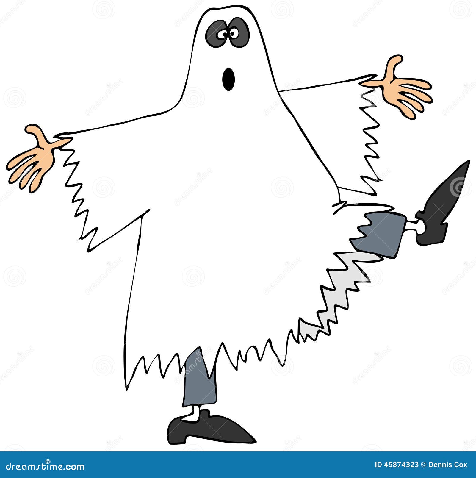 Dancing ghost stock illustration. Illustration of male - 45874323
