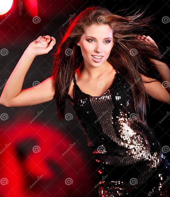 Dancing girl stock photo. Image of adult, dance, club - 10977796