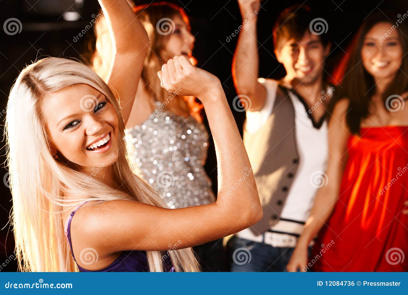 Dancing girl stock photo. Image of happy, girl, expression - 12084736