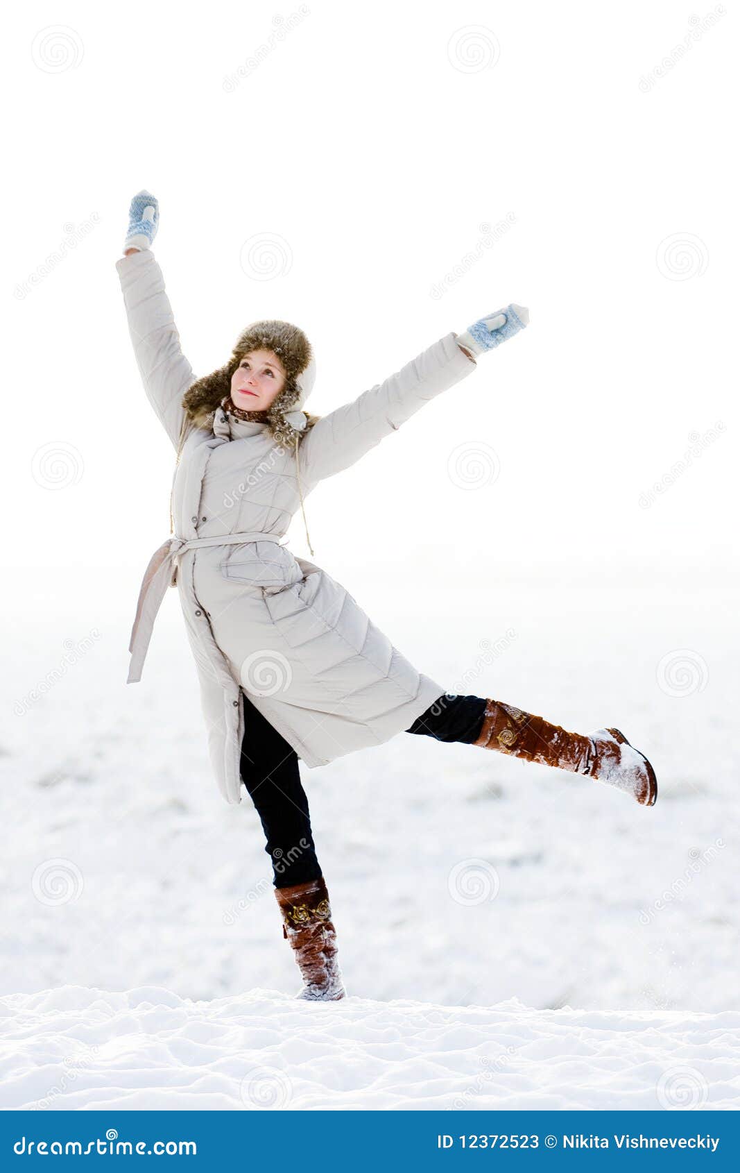 Dancing girl stock image. Image of dancing, girl, sport - 12372523
