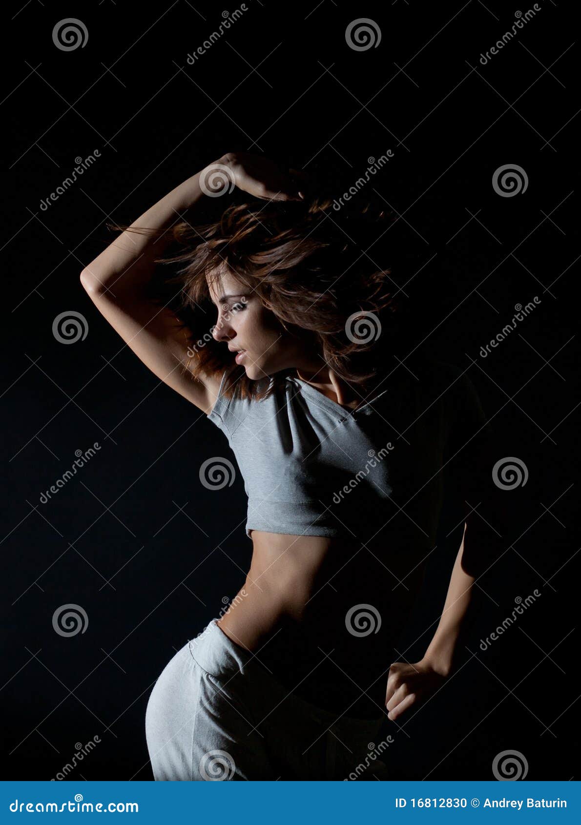 Dancing girl stock photo. Image of person, beauty, active - 16812830