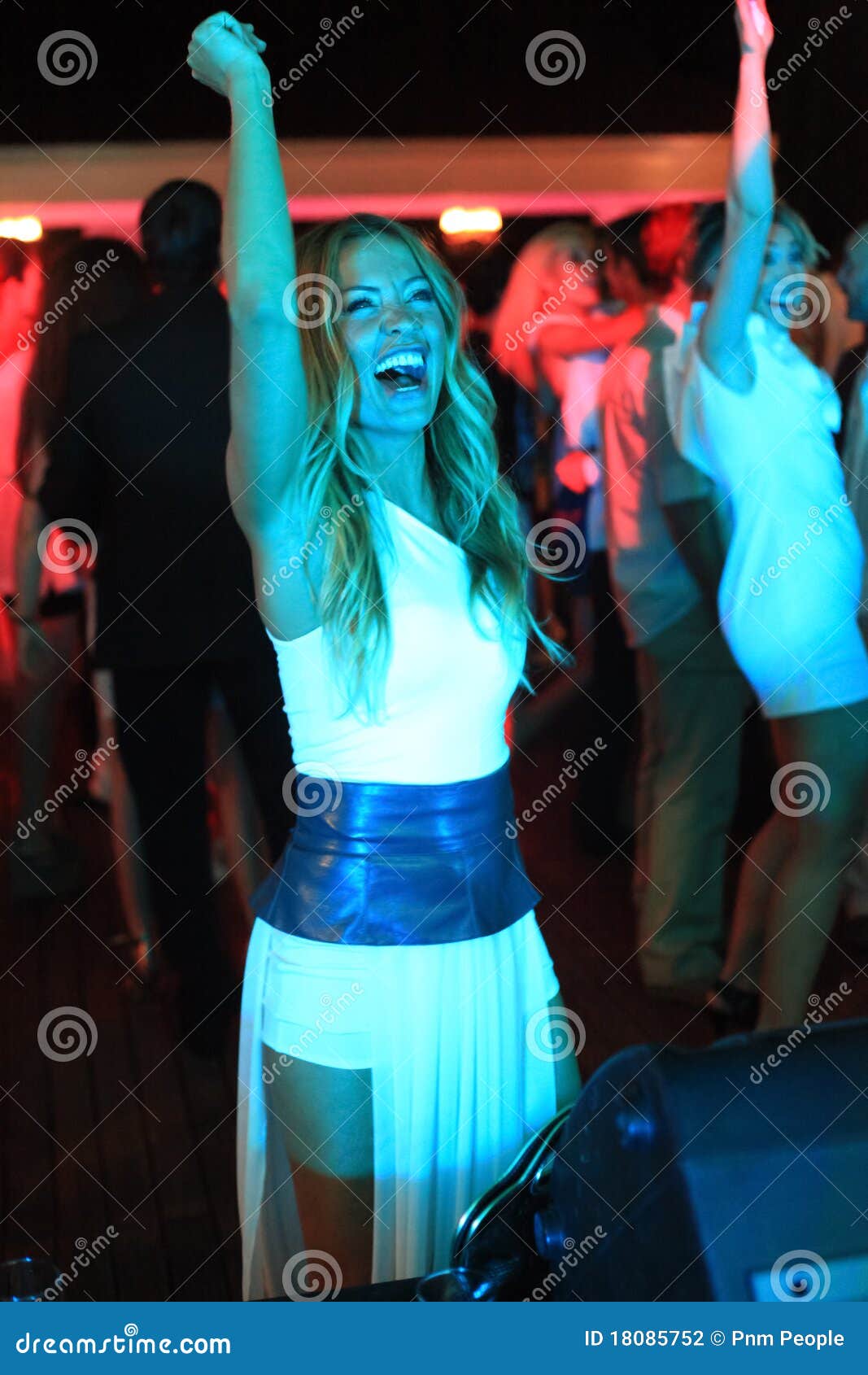 Dancing girl editorial photography. Image of rave, club - 18085752