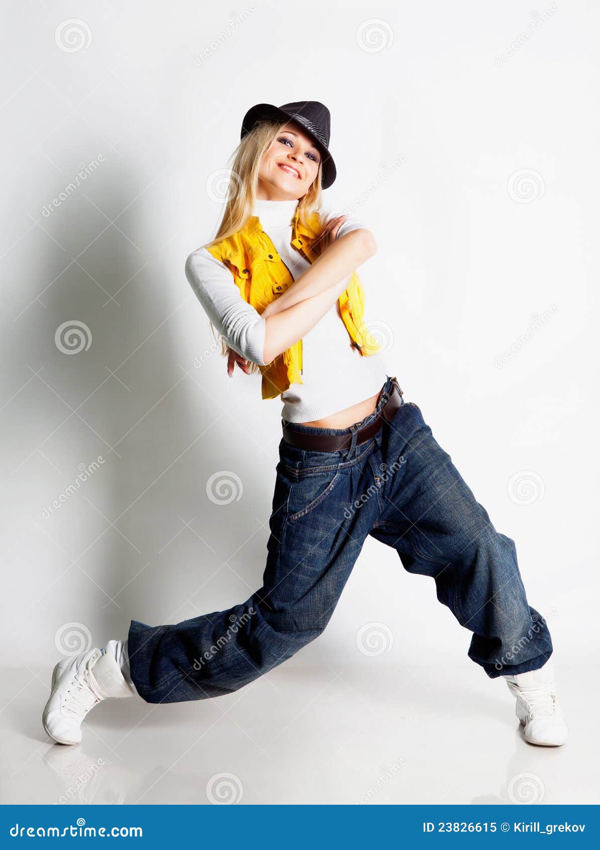 Dancing girl stock image. Image of motion, balance, fitness - 23826615