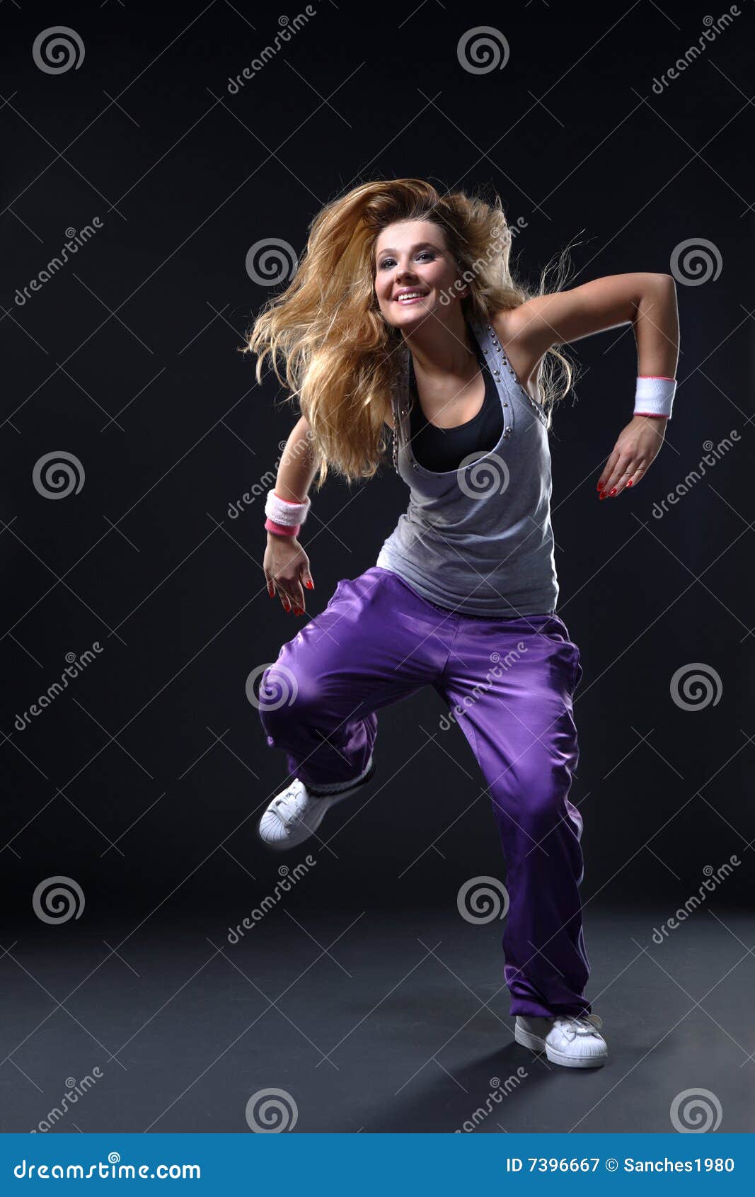 Dancing girl stock image. Image of dancing, performance - 7396667