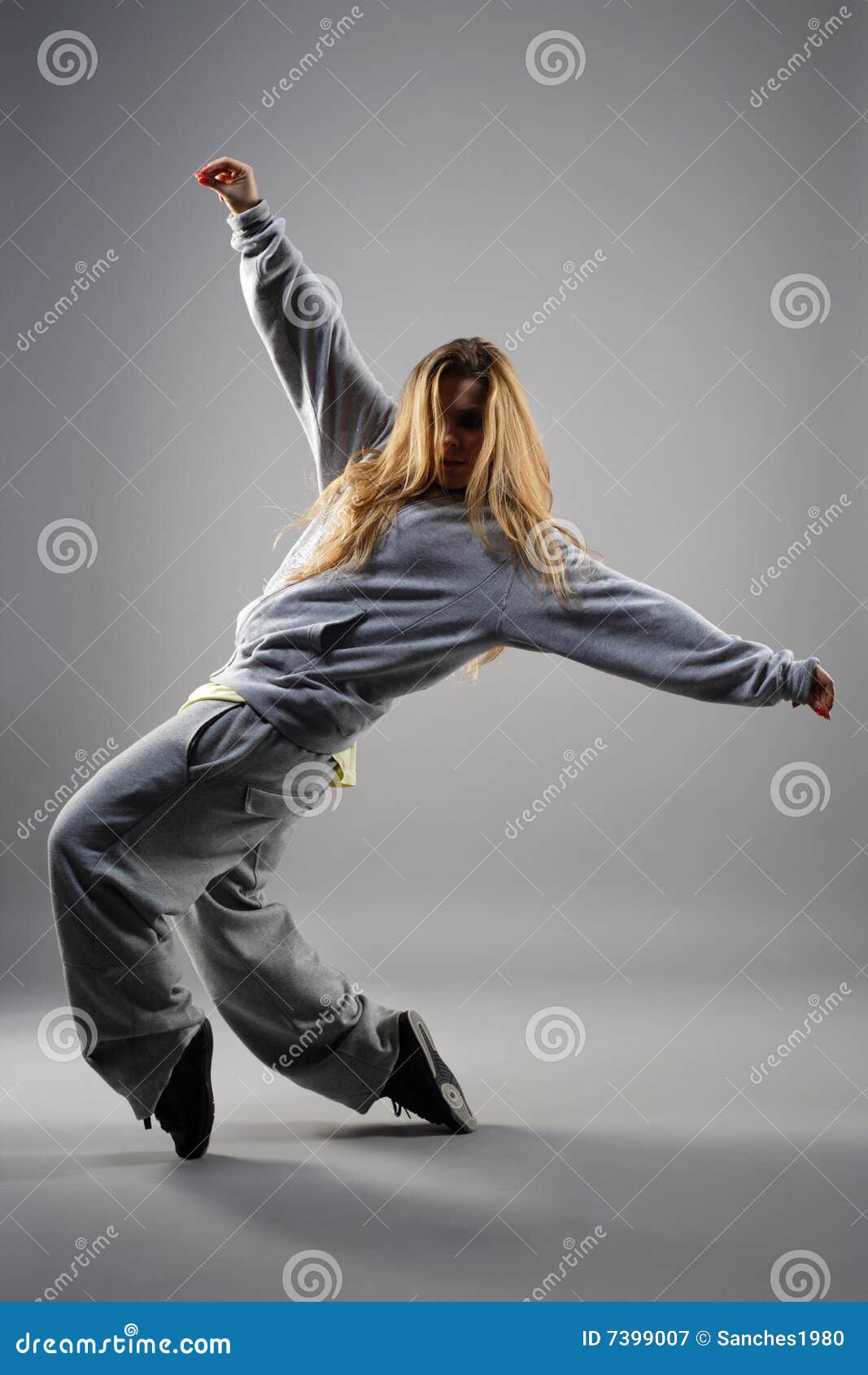 Dancing girl stock image. Image of sporty, motion, elegance - 7399007