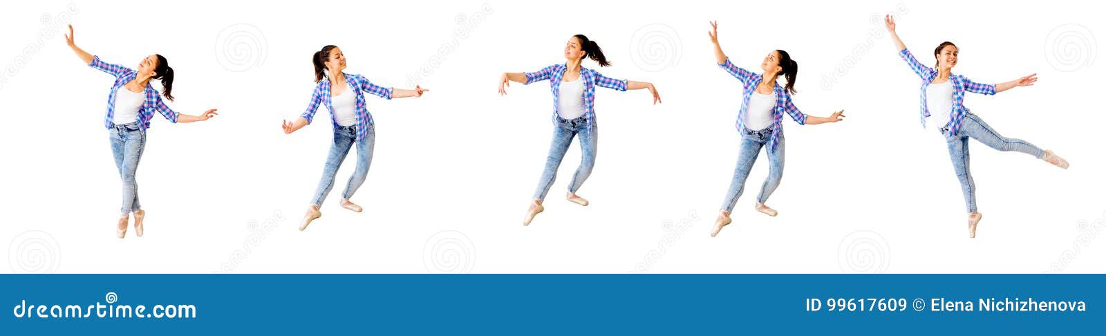 Dancing girl collage stock image. Image of motion, people - 99617609