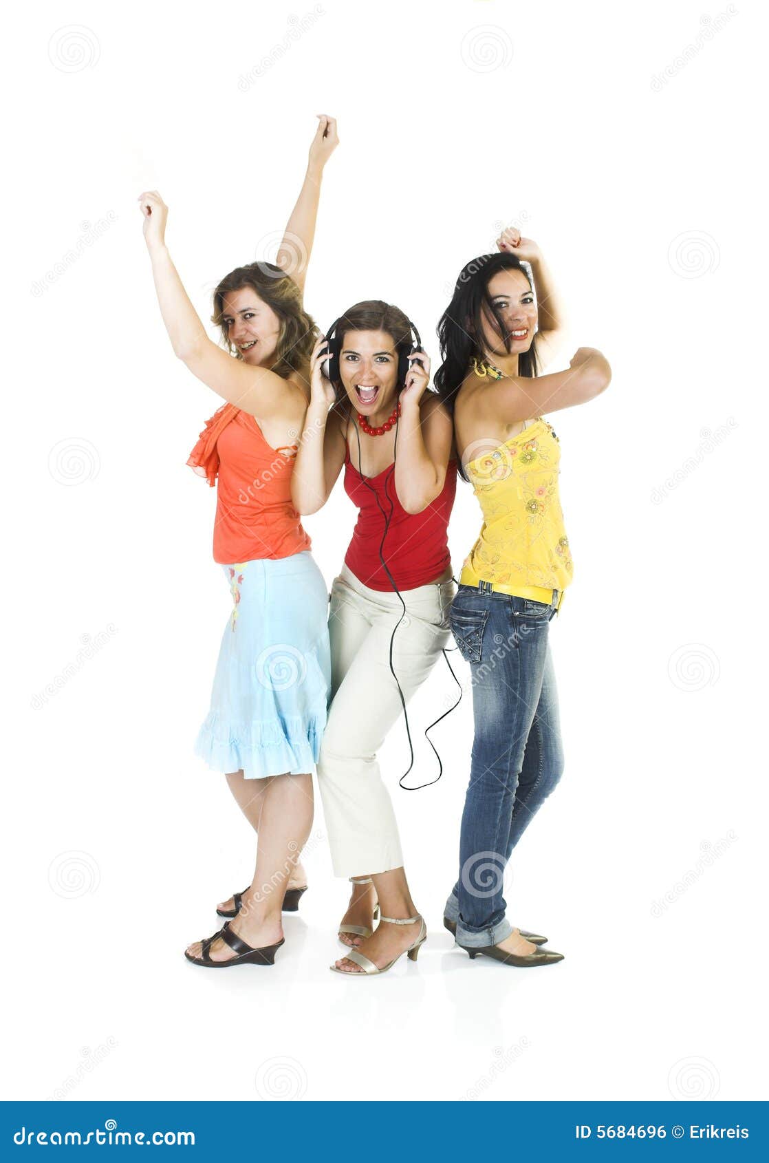 Dancing girls stock photo. Image of attractive, person - 5684696