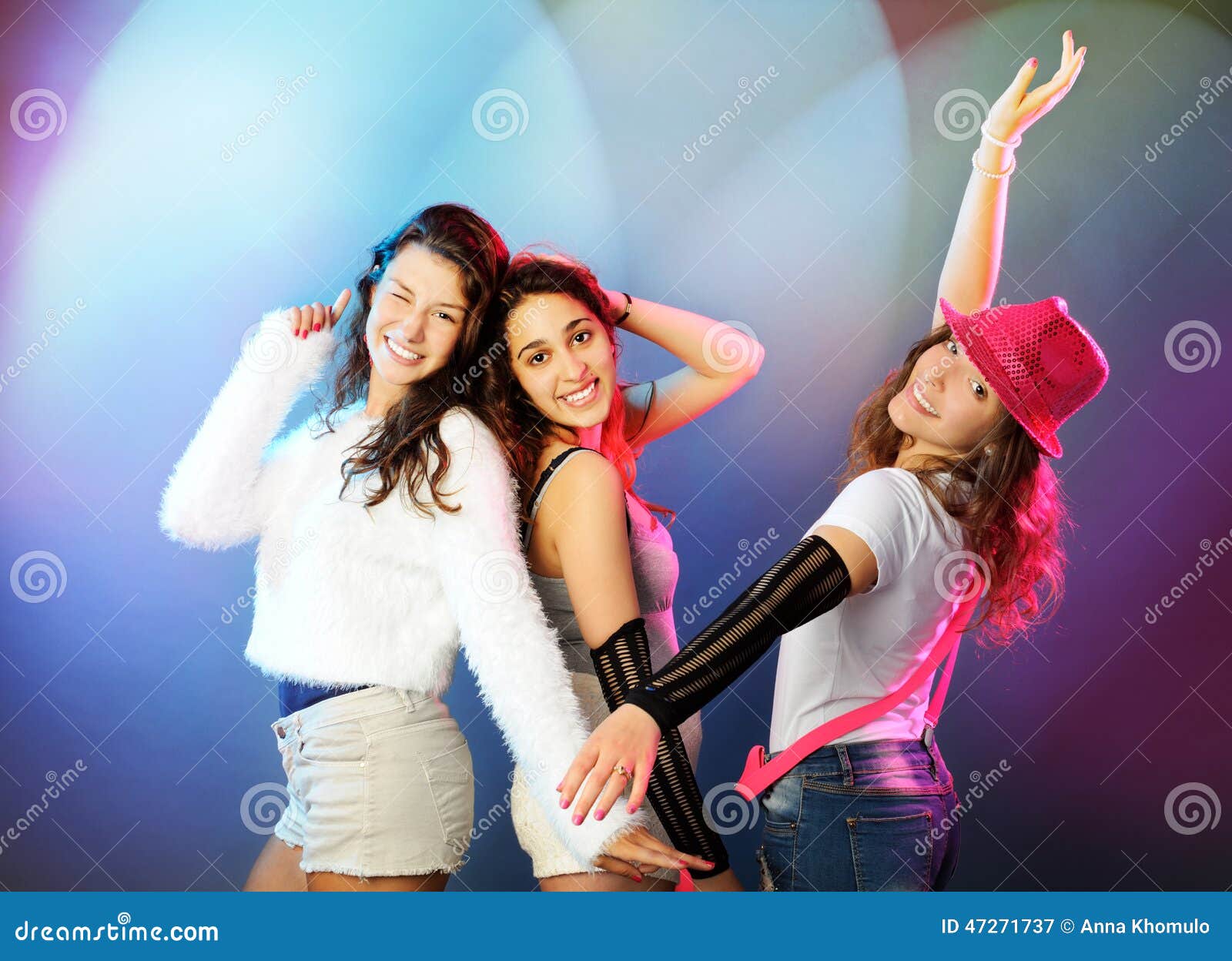 Dancing girls stock image. Image of dance, smiling, person - 47271737