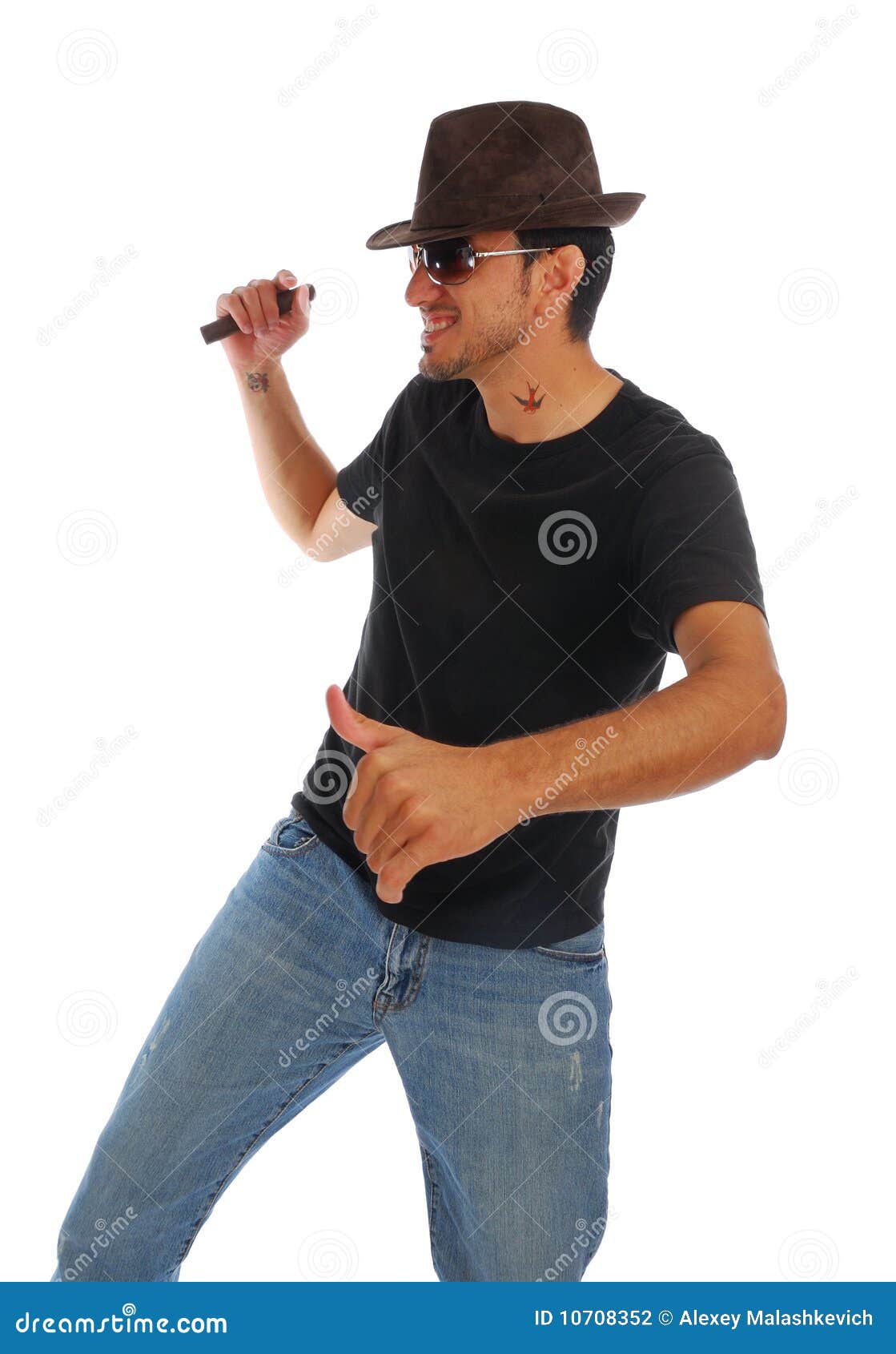 Dancing guy stock photo. Image of portrait, style, isolated - 10708352