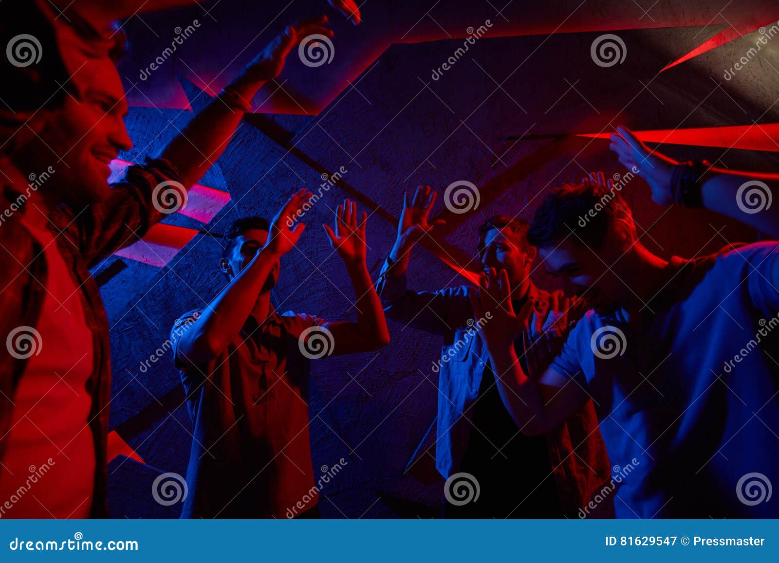 Dancing guys stock image. Image of nightclub, occasion - 81629547
