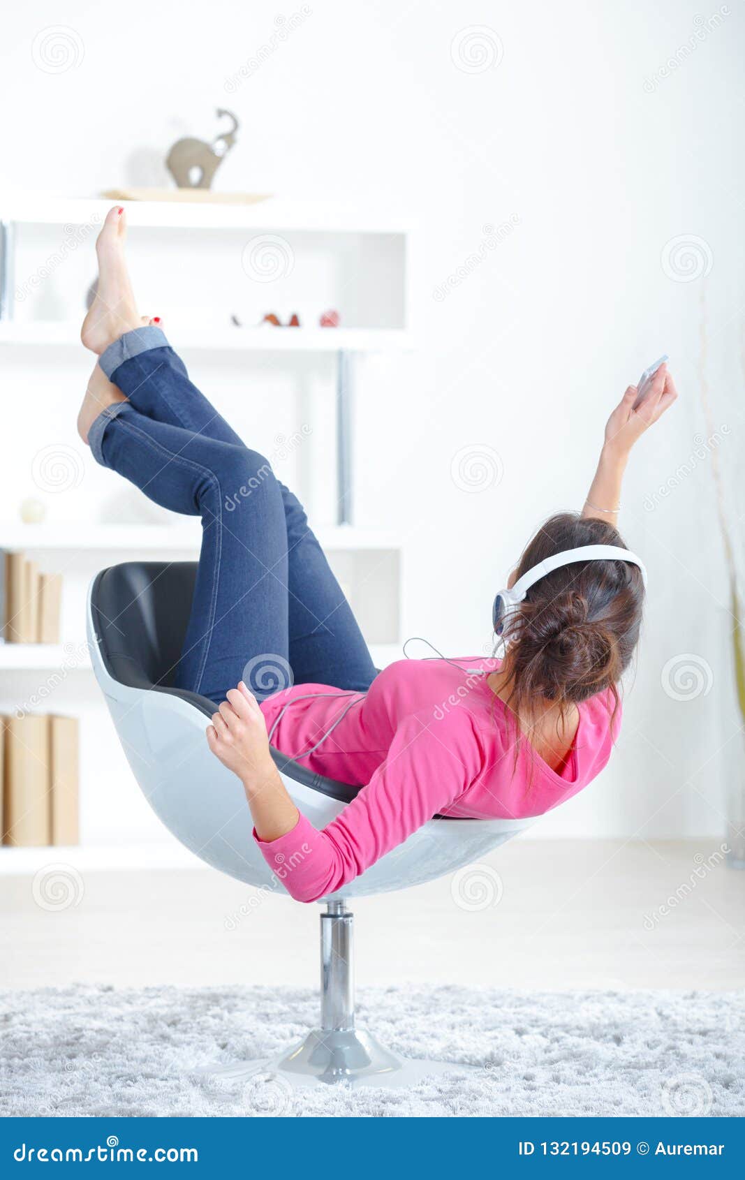 Dancing in her chain stock image. Image of chair, player - 132194509