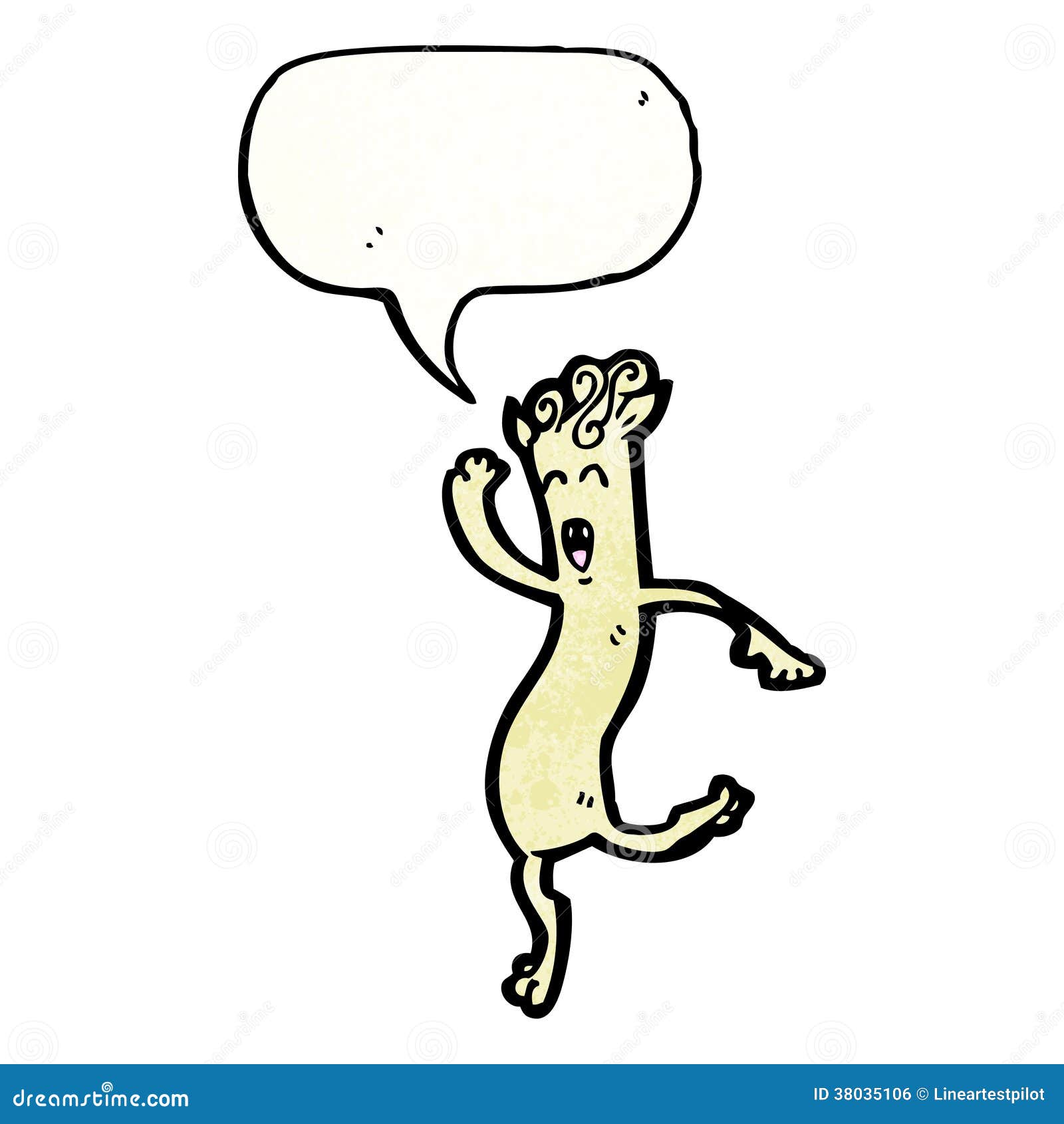 Dancing imp cartoon stock vector. Illustration of talking - 38035106