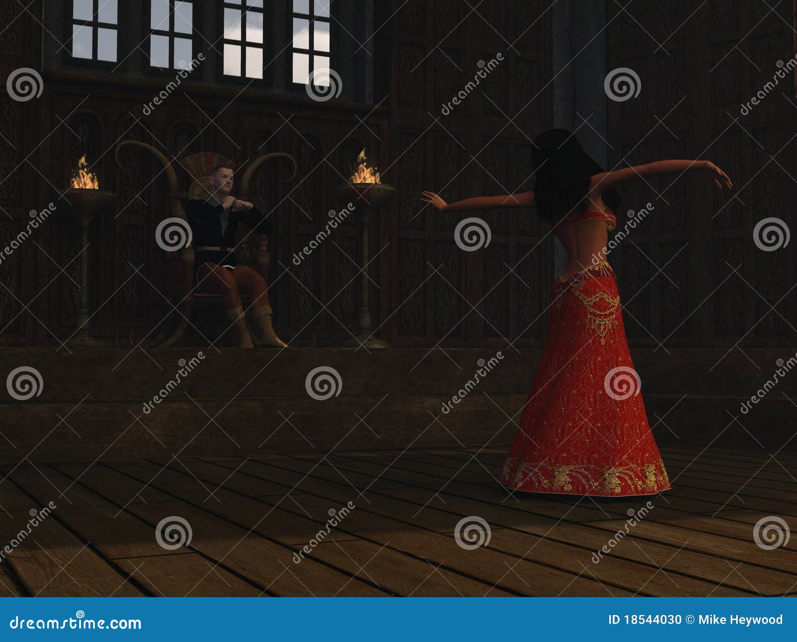 Dancing for the king stock illustration. Illustration of hall - 18544030