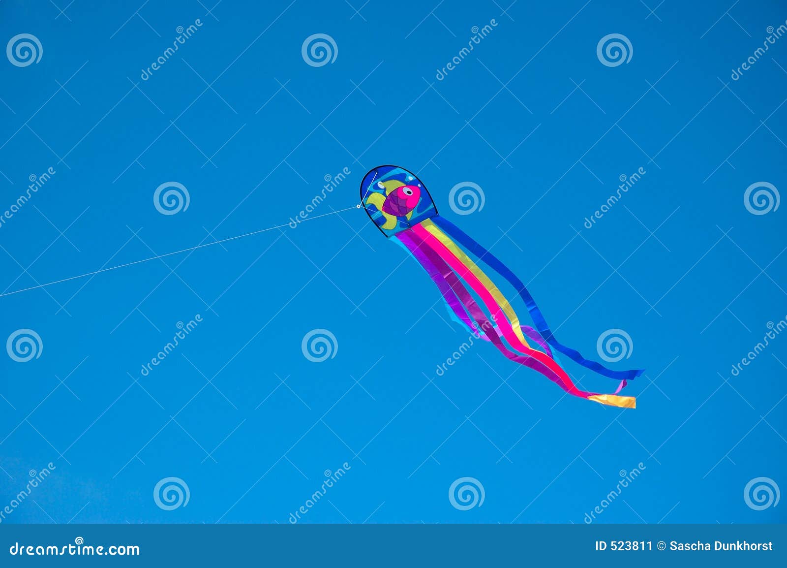 Dancing kite stock image. Image of flying, rising, stripes - 523811