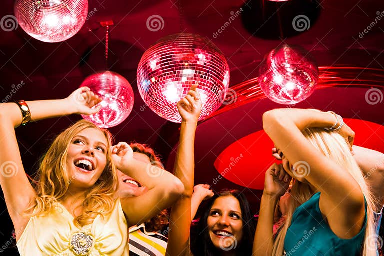 Dancing ladies stock photo. Image of glamorous, disco - 11659660