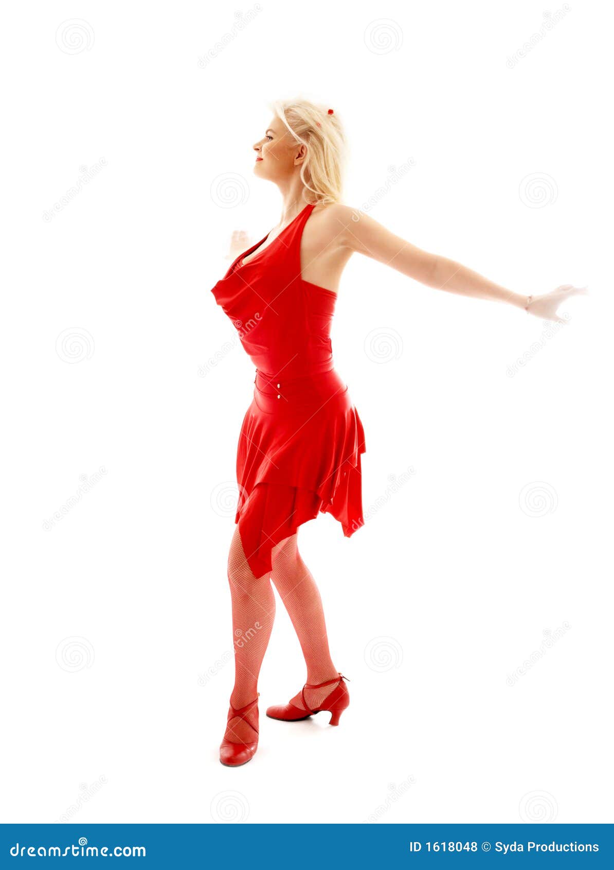 Dancing Lady Red Dress Stock Photos - 2,794 Images